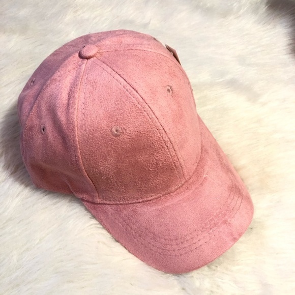 Sugar Punch Couture | Accessories | Pink Suede Cap | Poshmark